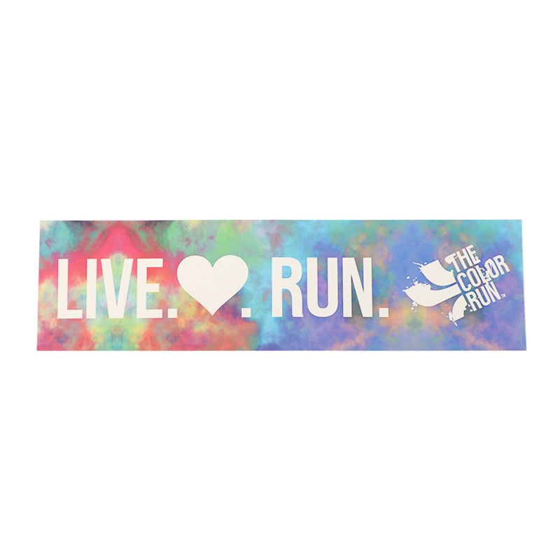 Live Heart Run Bumper Sticker – The Color Run Store